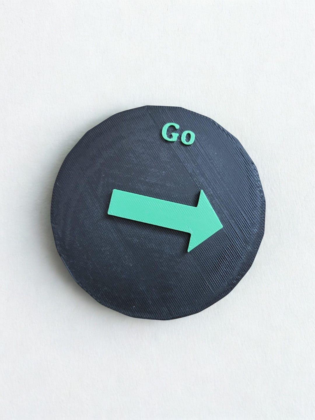 High Contrast Symbol for "go" - Etsy