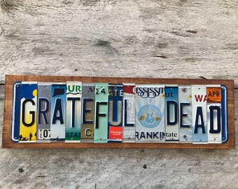 Grateful Dead License Plate Frame - Etsy