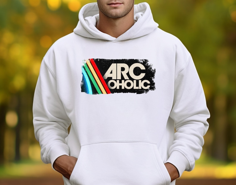 Arc Raiders Arcoholic Gaming Hoodie Retro Arcade Sarcastic Funny ...