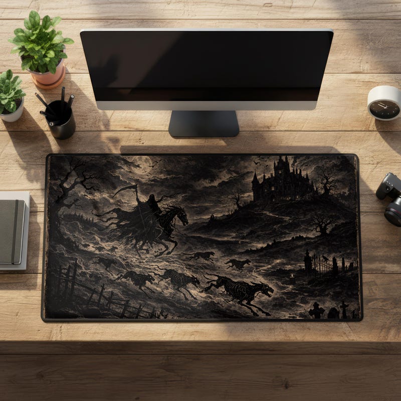 Desk Mat Grim Reaper - Etsy