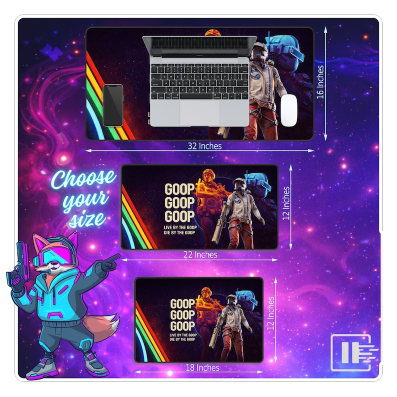 ARC Raiders Goop Desk Mat the Burnt Peanut Large Mouse Pad Goopas Gonna ...