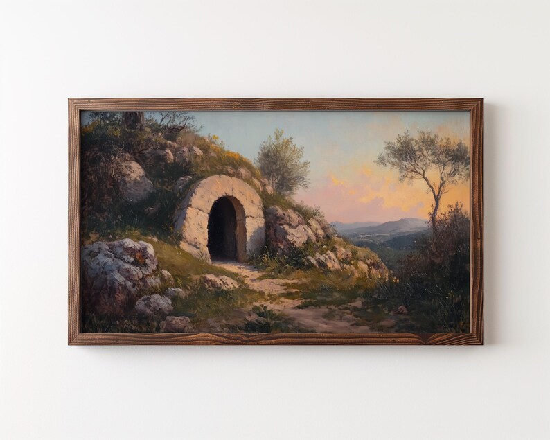 Samsung Frame TV Art Antique Empty Tomb of Jesus, 4K Screensaver ...