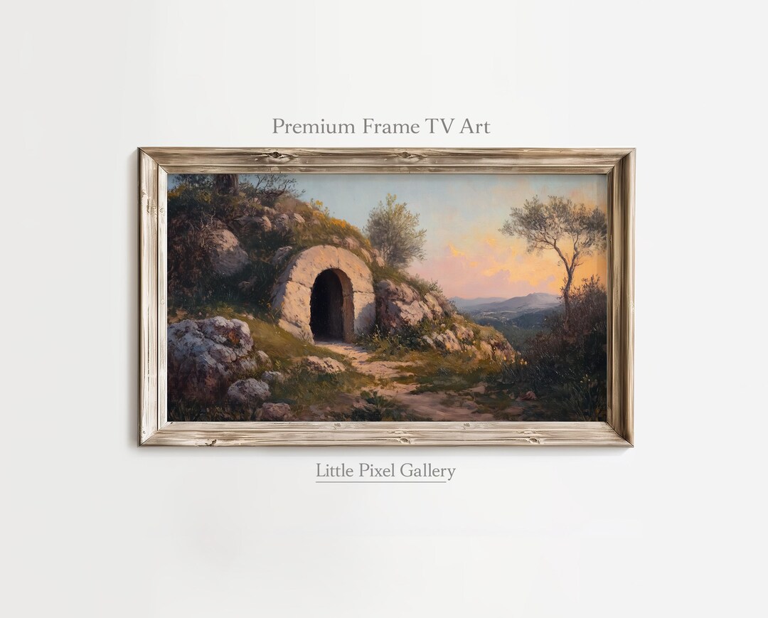 Samsung Frame TV Art Antique Empty Tomb of Jesus, 4K Screensaver ...