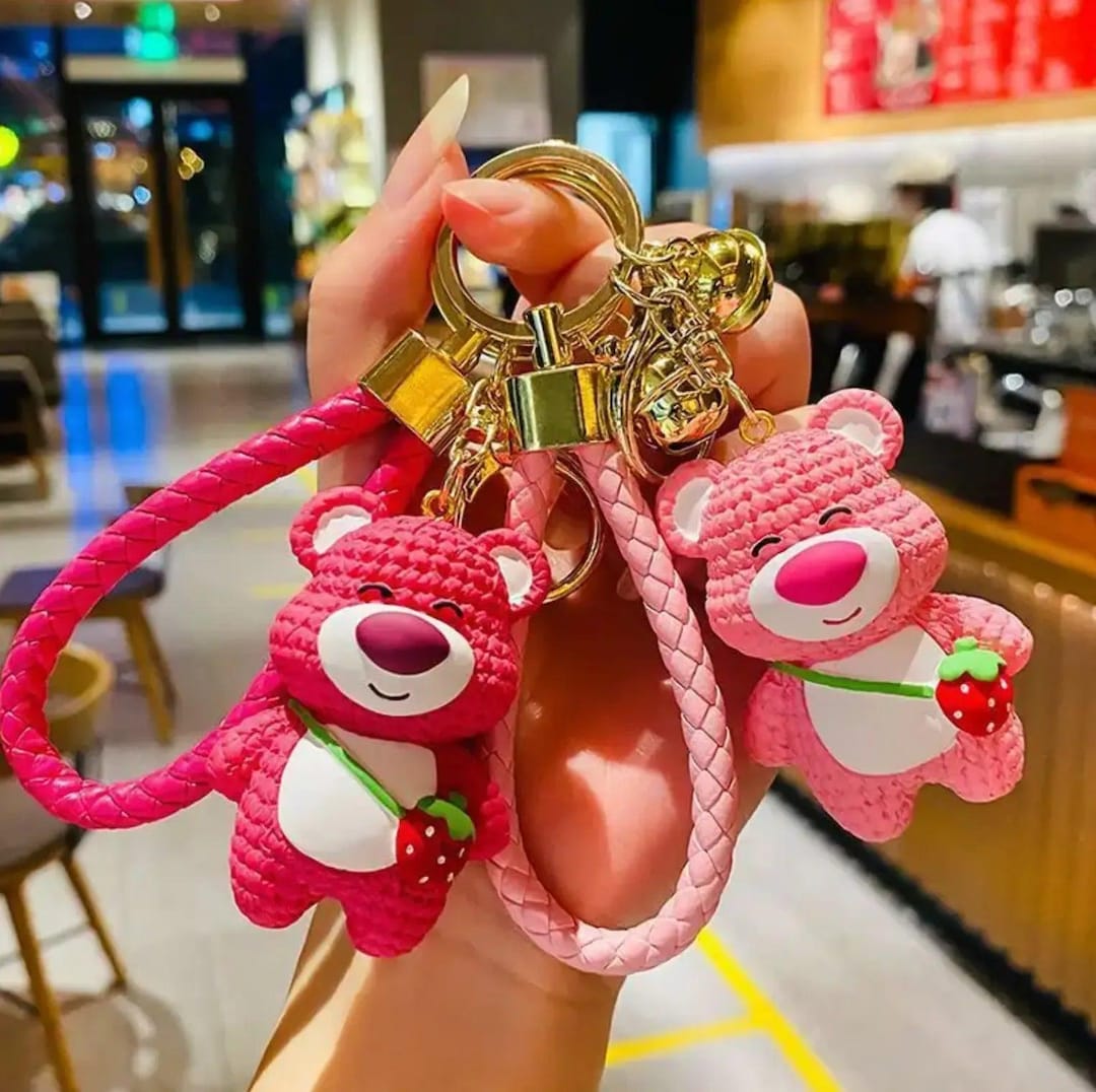 New Cute Weaving Little Bear Pendant Backpack Doll Pendant Bag Hangings ...