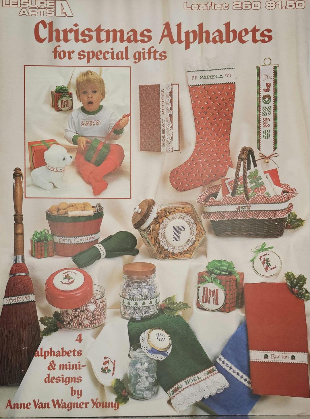 Christmas Alphabets Cross Stitch Pattern Vintage Cross Stitch - Etsy