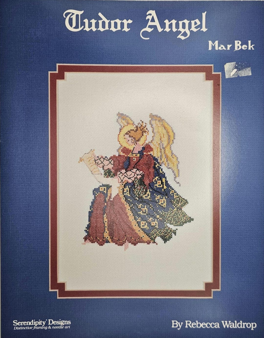 Tudor Angel Cross Stitch Pattern: Vintage Marbek Design - Etsy