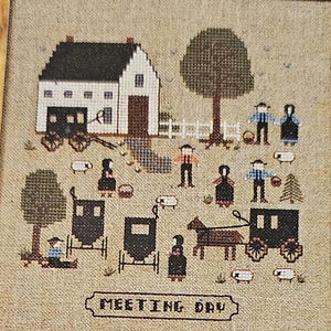 The Amish VII Cross Stitch Pattern Daily Life - Etsy