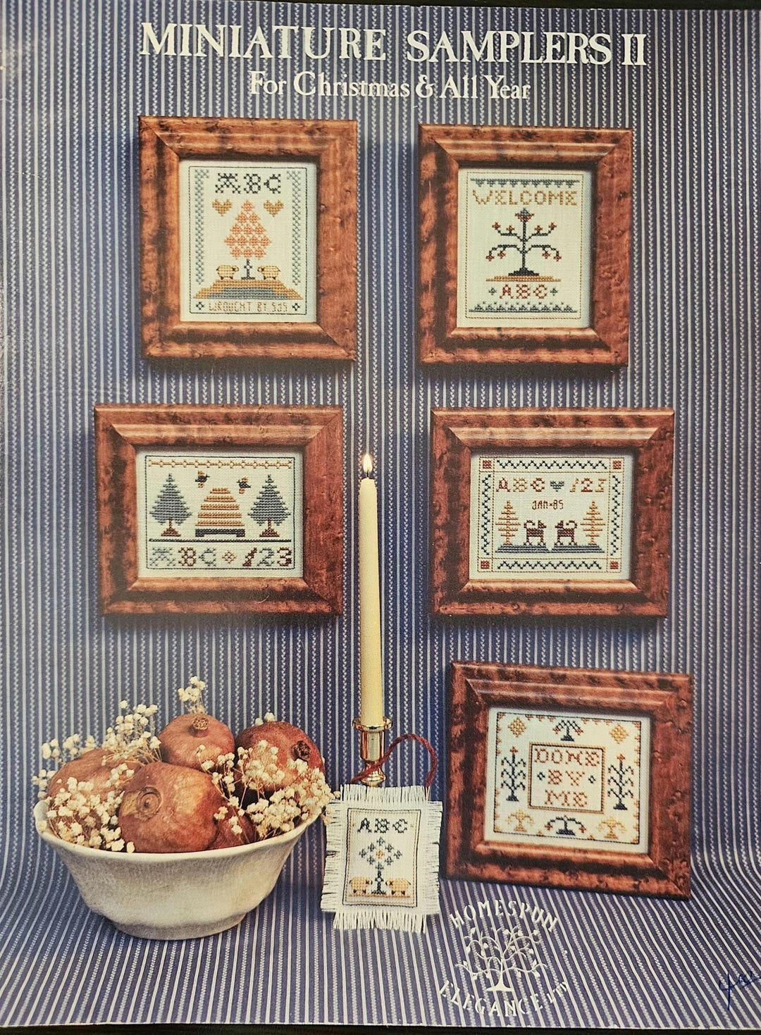 Miniature Samplers II Cross Stitch Pattern for Christmas and All Year ...