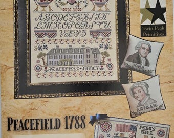 Finally a Farmgirl ~ Peacefield 1788 Cross Stitch Pattern- ~ Needlework ...