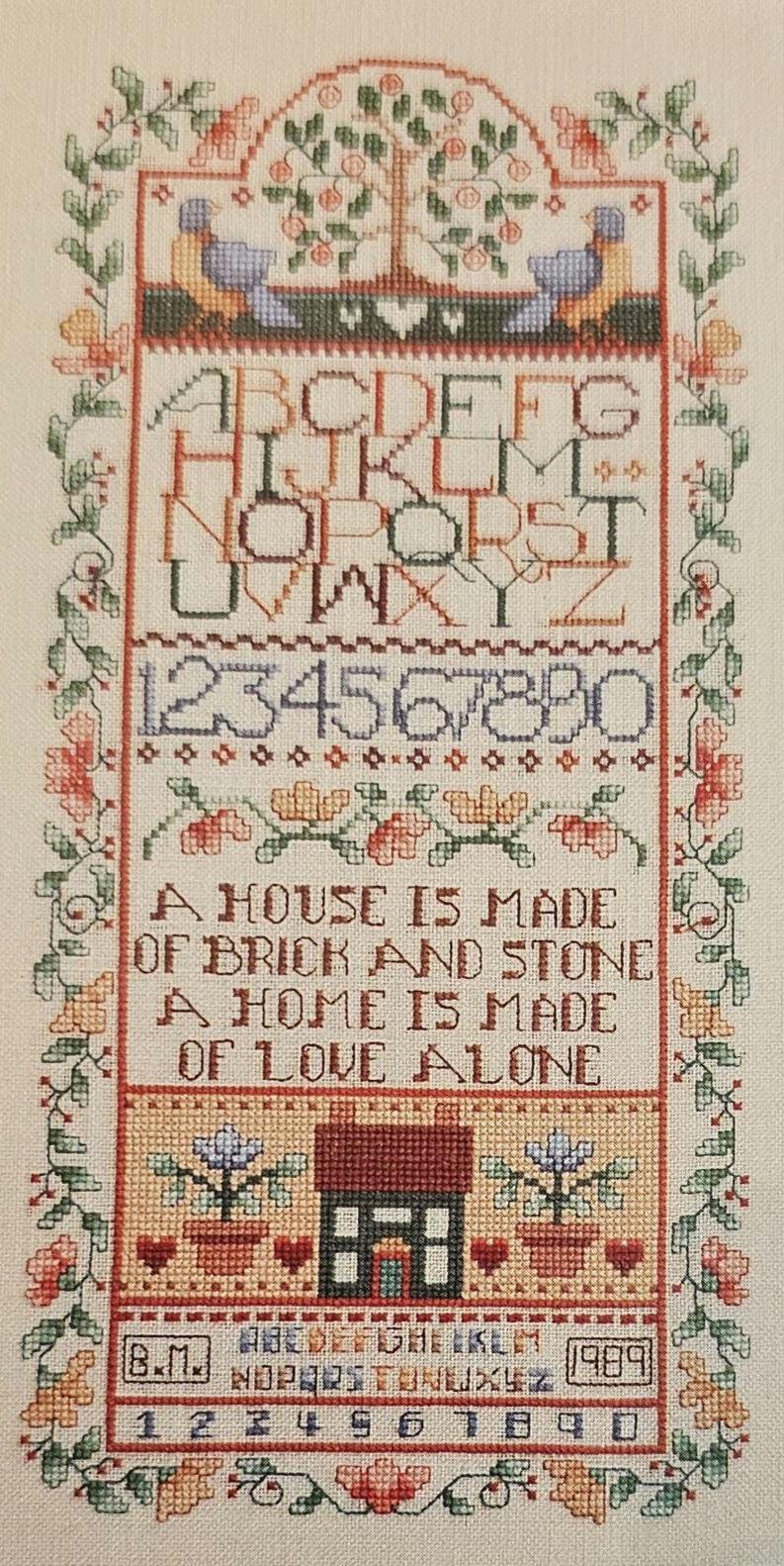 Home Sampler Cross Stitch Pattern - Etsy