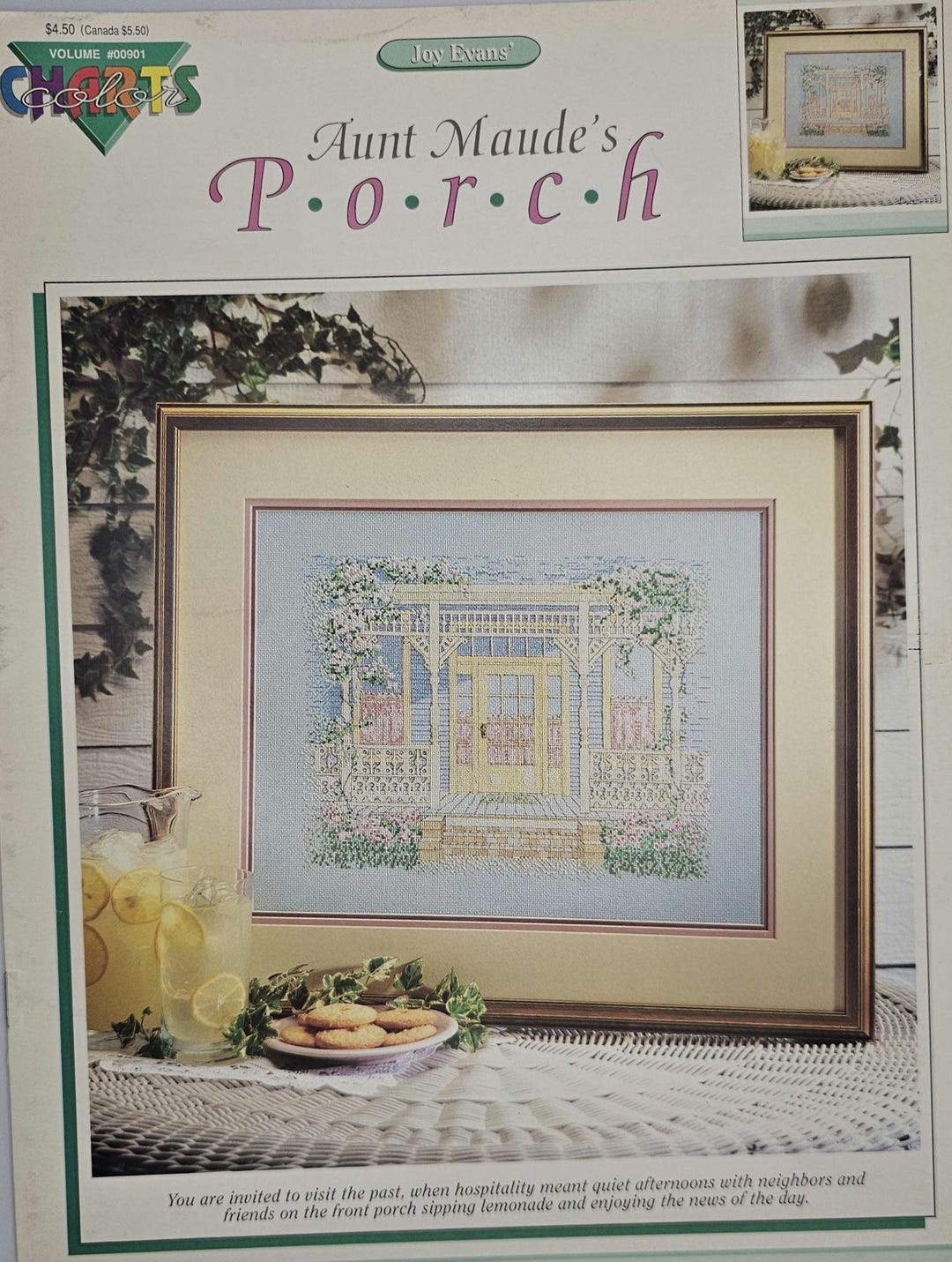 Aunt Maudes Porch Cross Stitch Pattern Vintage Cross Stitch - Etsy