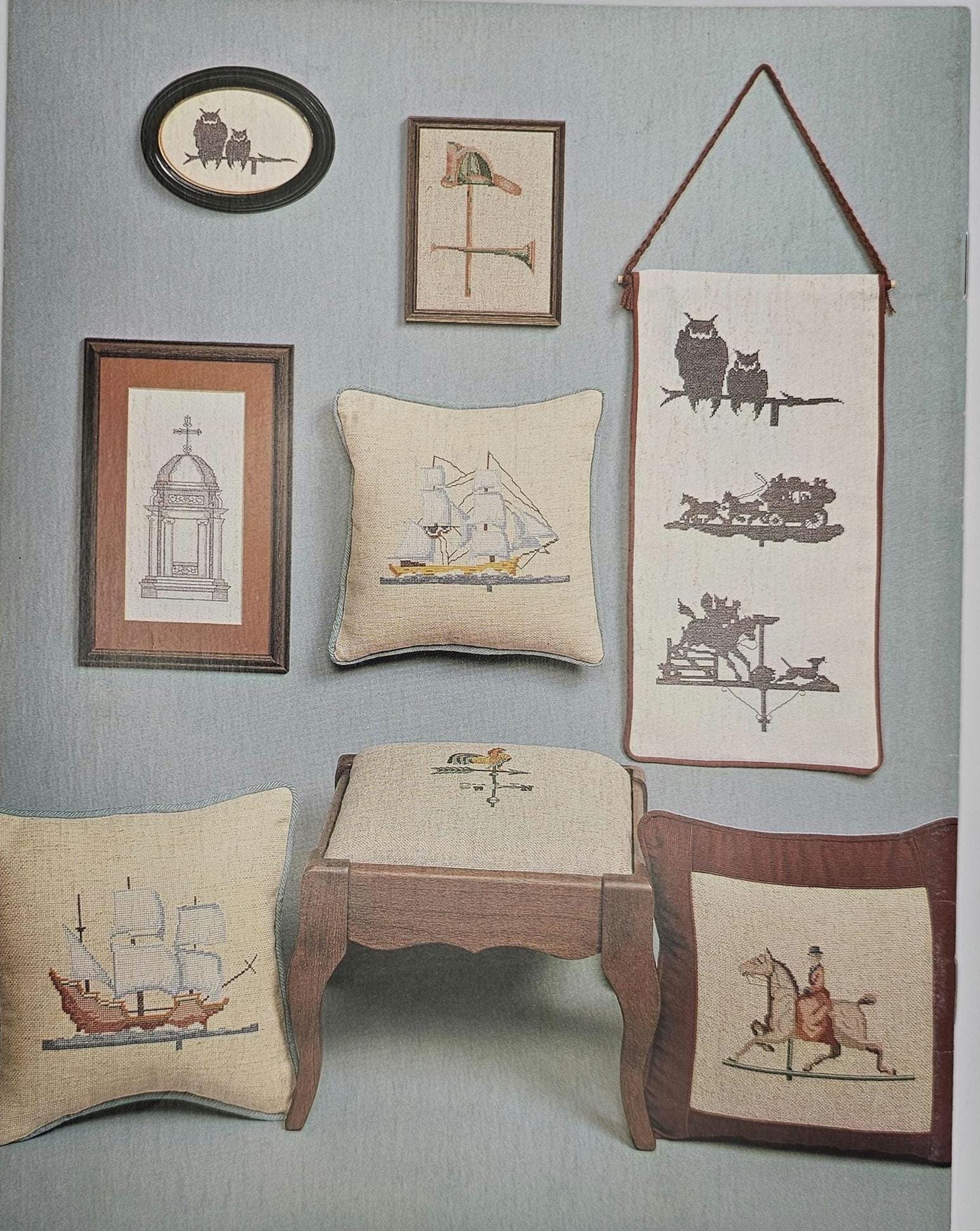Weather Vanes Cross Stitch Pattern Vintage Cross Stitch - Etsy