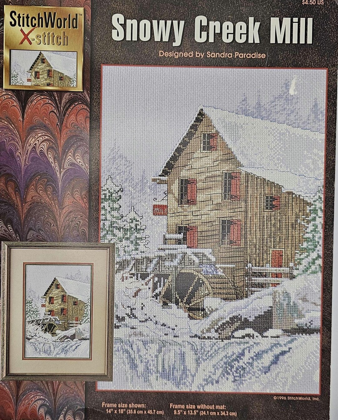 Snowy Creek Mill Cross Stitch Pattern Vintage Cross Stitch - Etsy