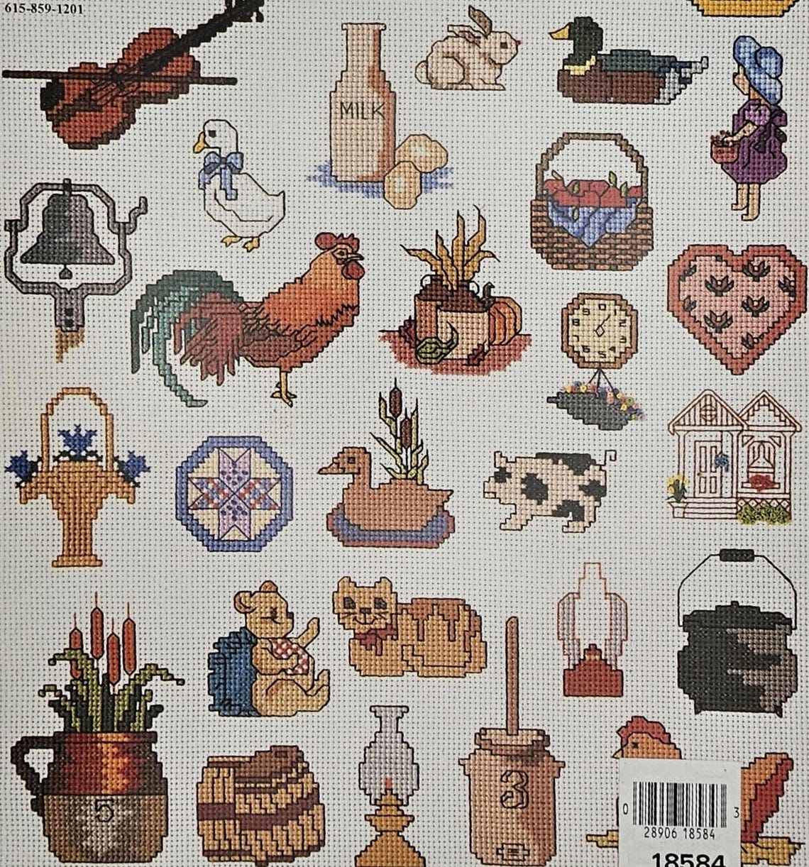 Mini Motif Designs Country Cross Stitch Pattern Farmhouse - Etsy