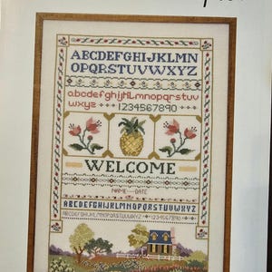Welcome Sampler Cross Stitch Pattern - Etsy