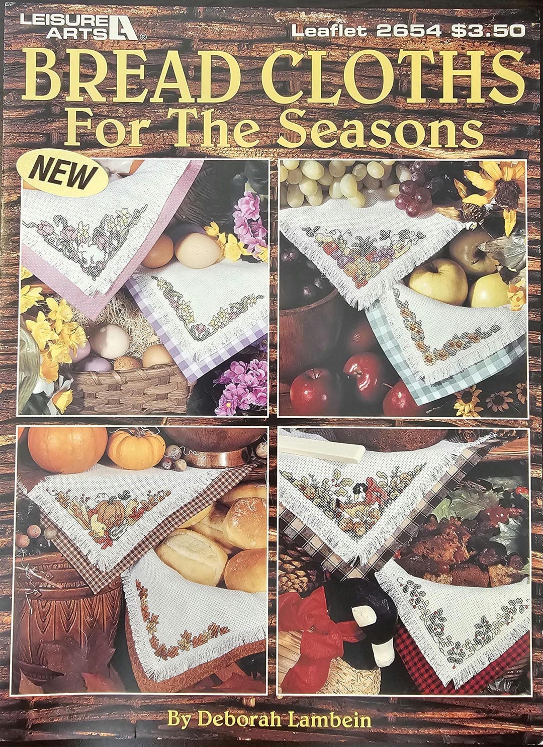 Bread Cloths for the Season Basket Liner Cross Stitch - Etsy