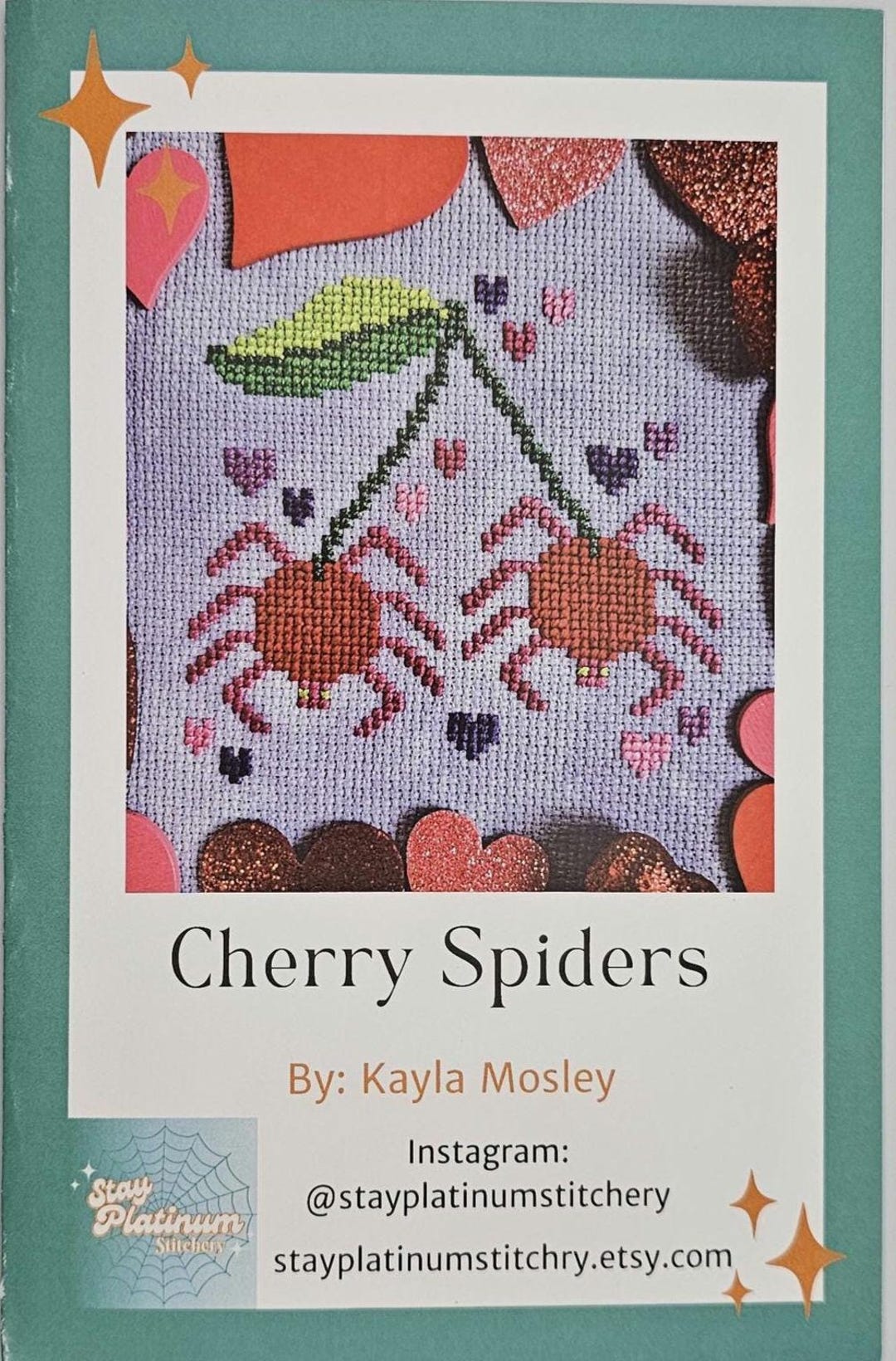 Cherry Spiders Cross Stitch Pattern - Etsy