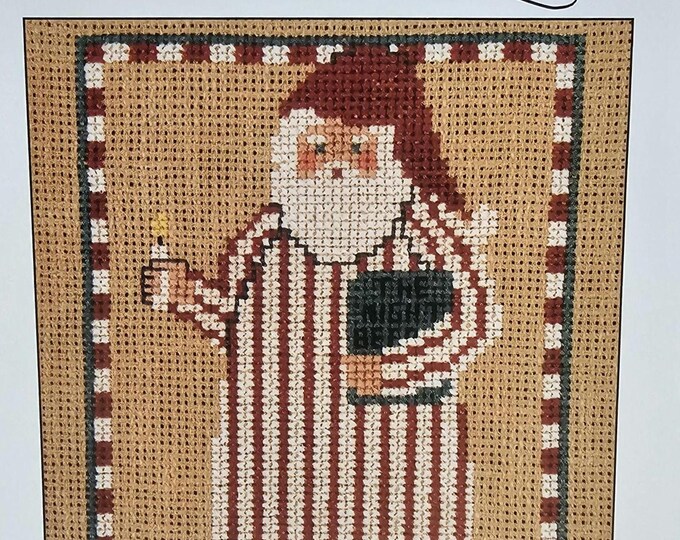 Goodnight Santa Cross Stitch Pattern Vintage Cross Stitch - Etsy