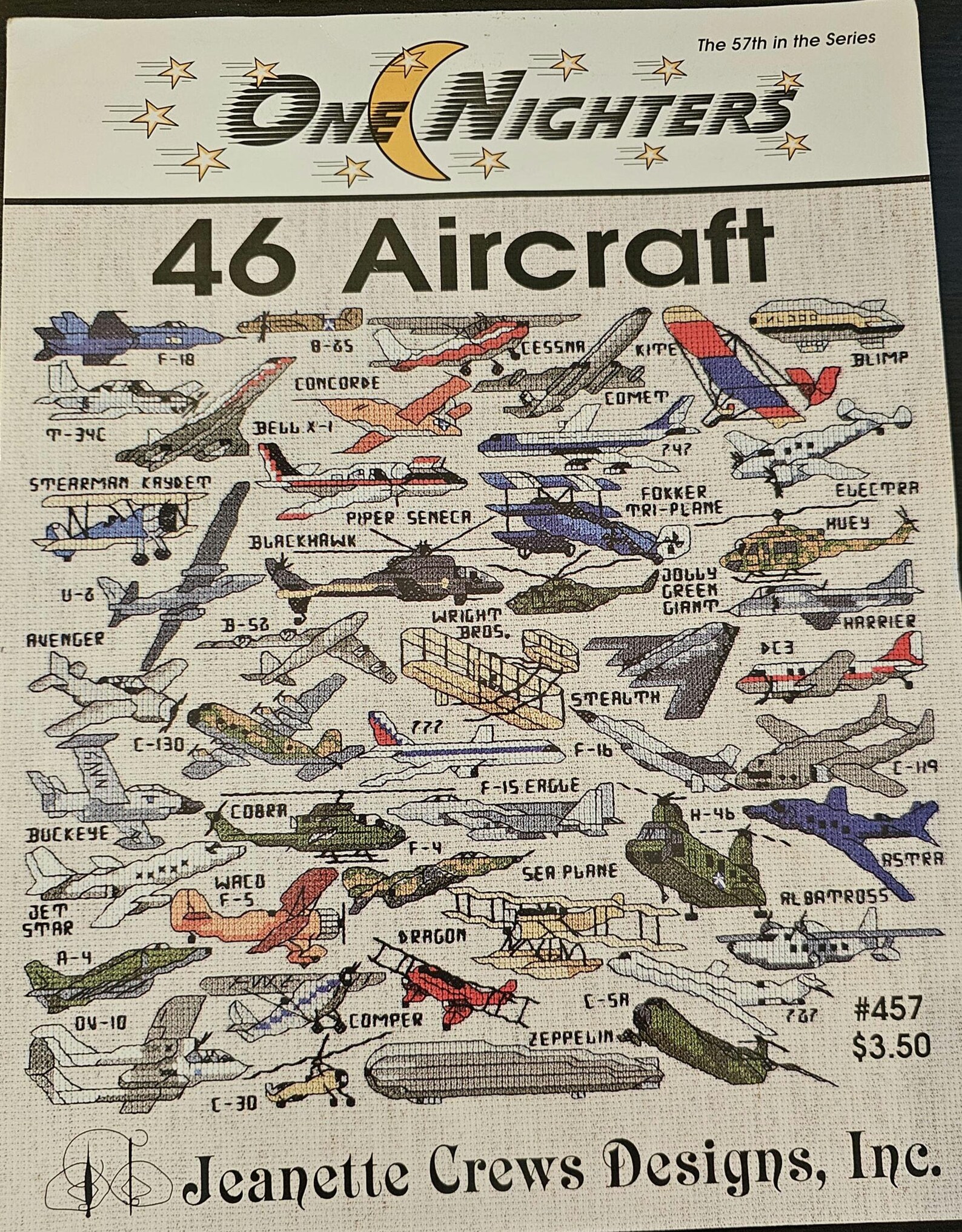 46 Aircraft Cross Stitch Pattern Father's Day Airplane Cross Stitch - Etsy