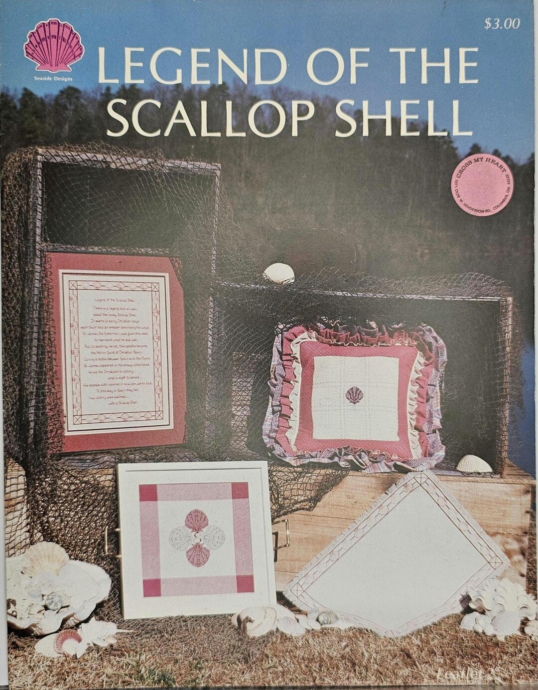 Legend of the Scallop Shell Cross Stitch Pattern Vintage Cross Stitch ...