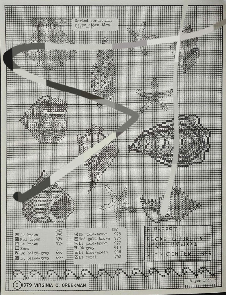 Vintage Seascapes 2 Cross Stitch Pattern: Ships & Sea Life - Etsy