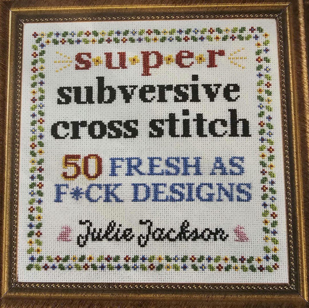 Super Subversive Cross Stitch Book - Etsy