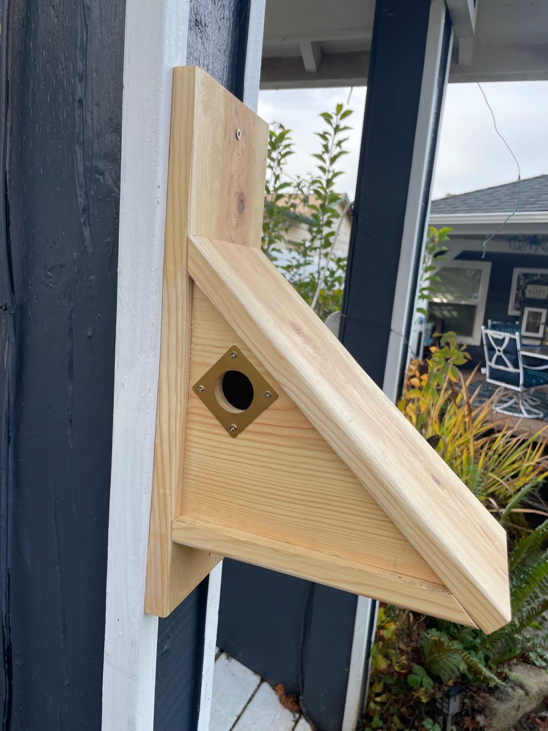 Fence, Tree or Post Mount Cedar Birdhouse - Etsy