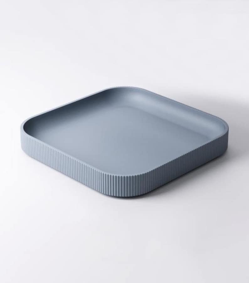 Stackable Desk Tray Set | 3D Printed Office Organizer | Modern ...