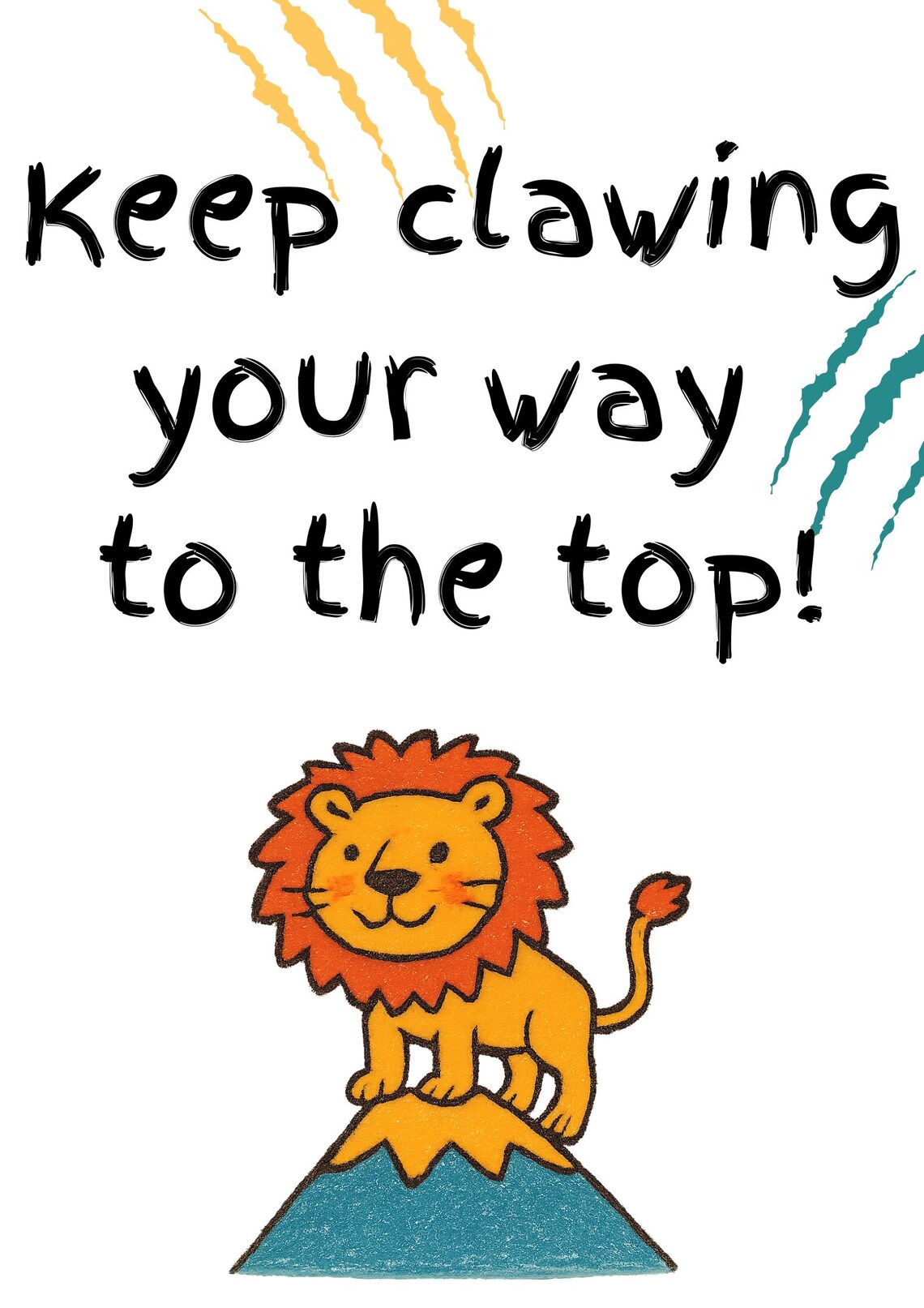 Motivational Kid's Posters - Etsy