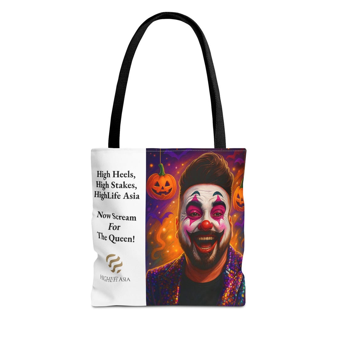Halloween Clown Tote Bag, Funny Tote, Gift for Halloween Lovers, Trick ...