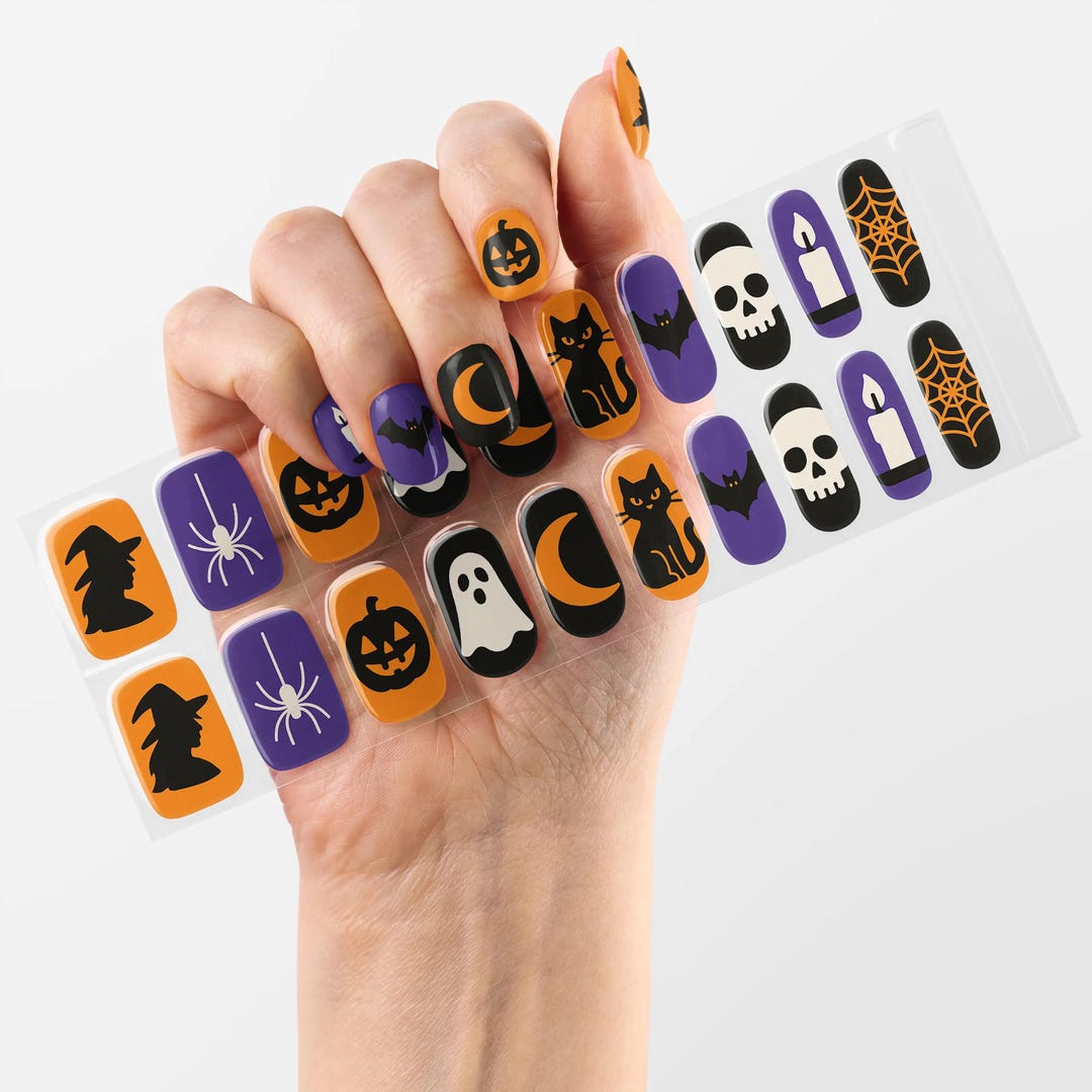 Wicked Shade Nightfall Black Nail Wraps - Etsy