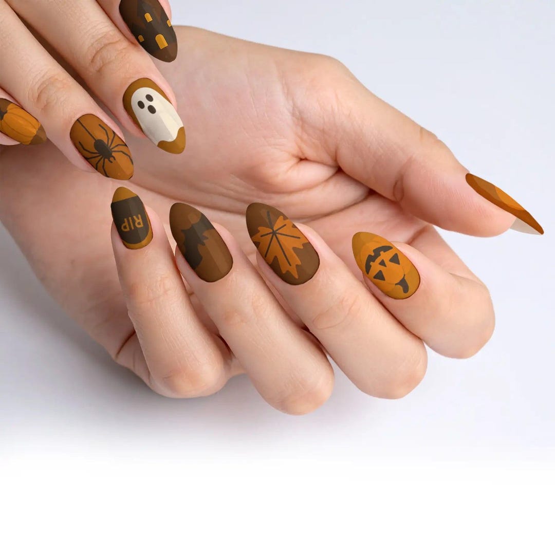 Cocoa Coven Gothic Autumn Press-on Nails - Etsy