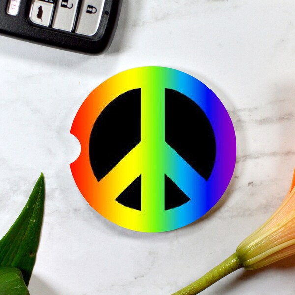 Ceramic Peace Sign - Etsy