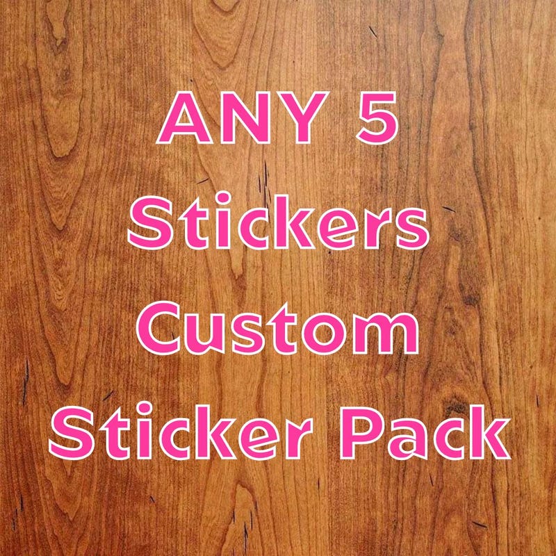 Custom Cartoon Stickers - Etsy