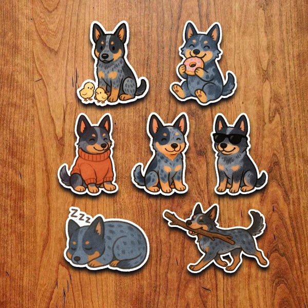 Blue Heeler - Etsy
