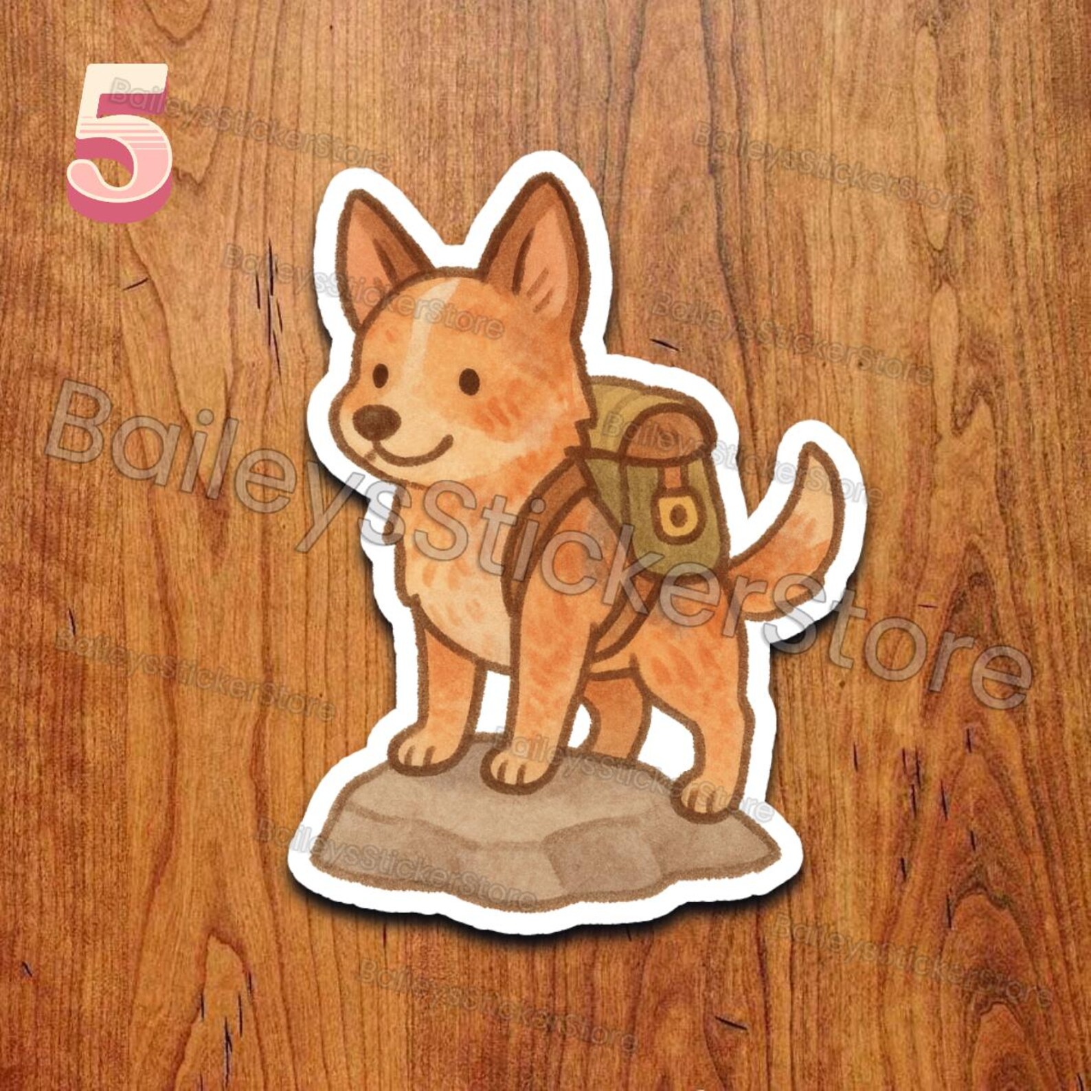Red Heeler Dog Sticker Pack – Waterproof Vinyl Decals - Etsy