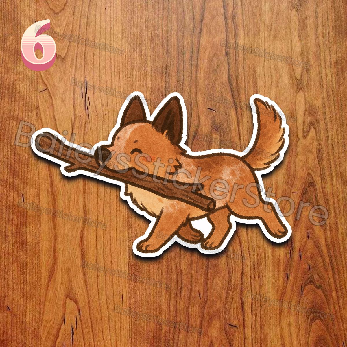 Red Heeler Dog Sticker Pack – Waterproof Vinyl Decals - Etsy