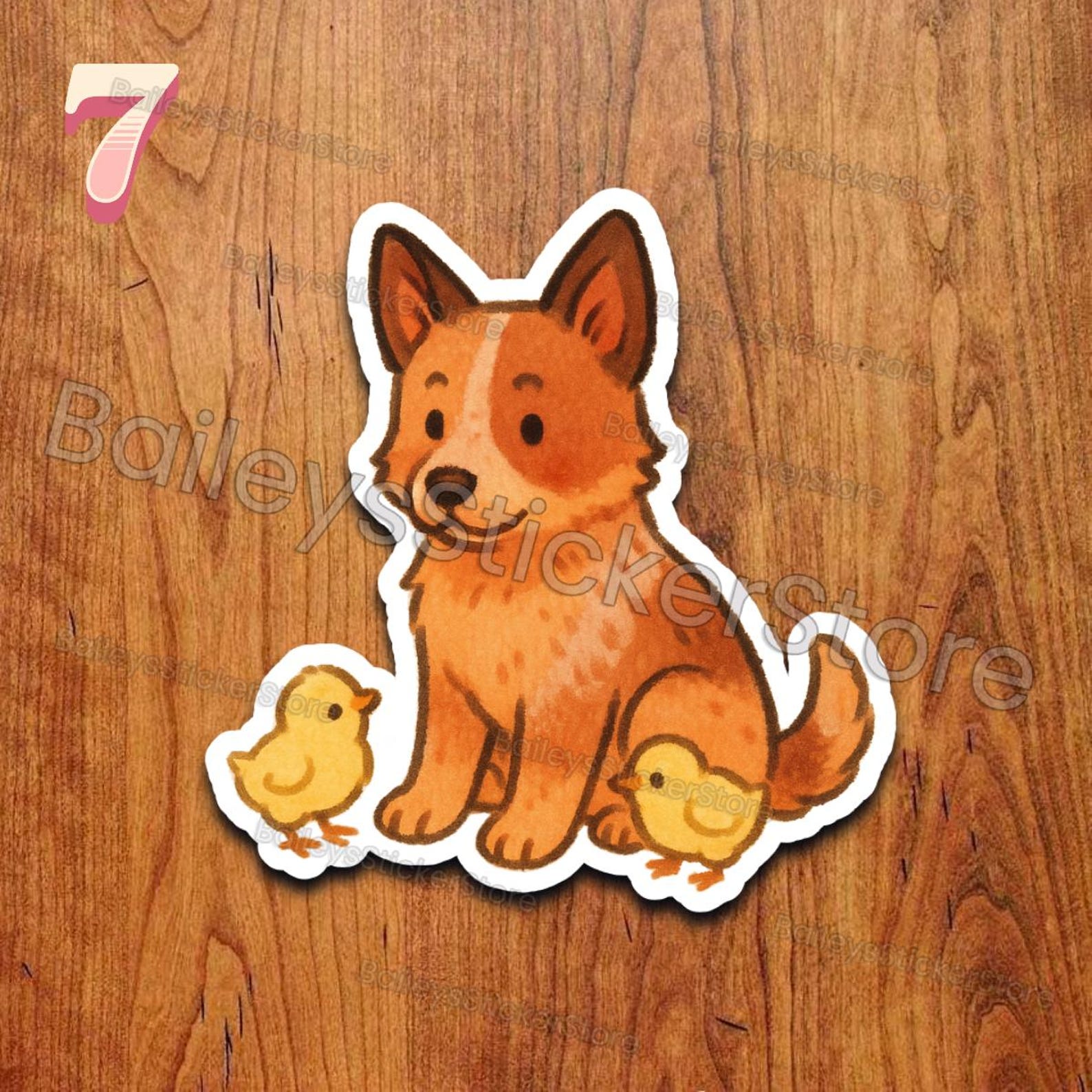 Red Heeler Dog Sticker Pack – Waterproof Vinyl Decals - Etsy