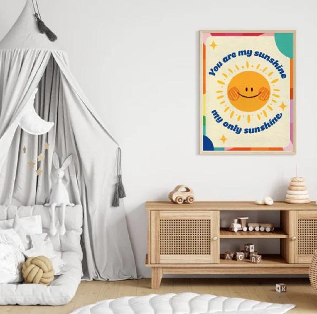 Printable Nursery Rhyme Art – English Lullaby Poster – 8.5×11 Digital ...