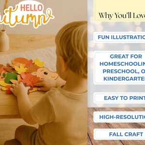 Fall Paper Craft Printable | Printable Autumn Activity for Kids | Fall ...