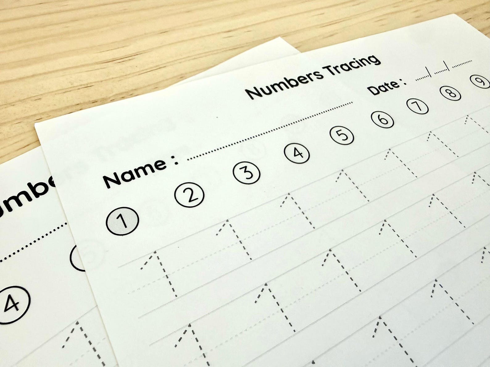 Number Tracing Worksheets | 1–10 Printable | Preschool, Pre-k ...