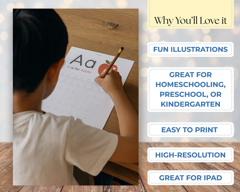 Alphabet Tracing Workbook | 120 Pages Printable ABC Worksheets ...