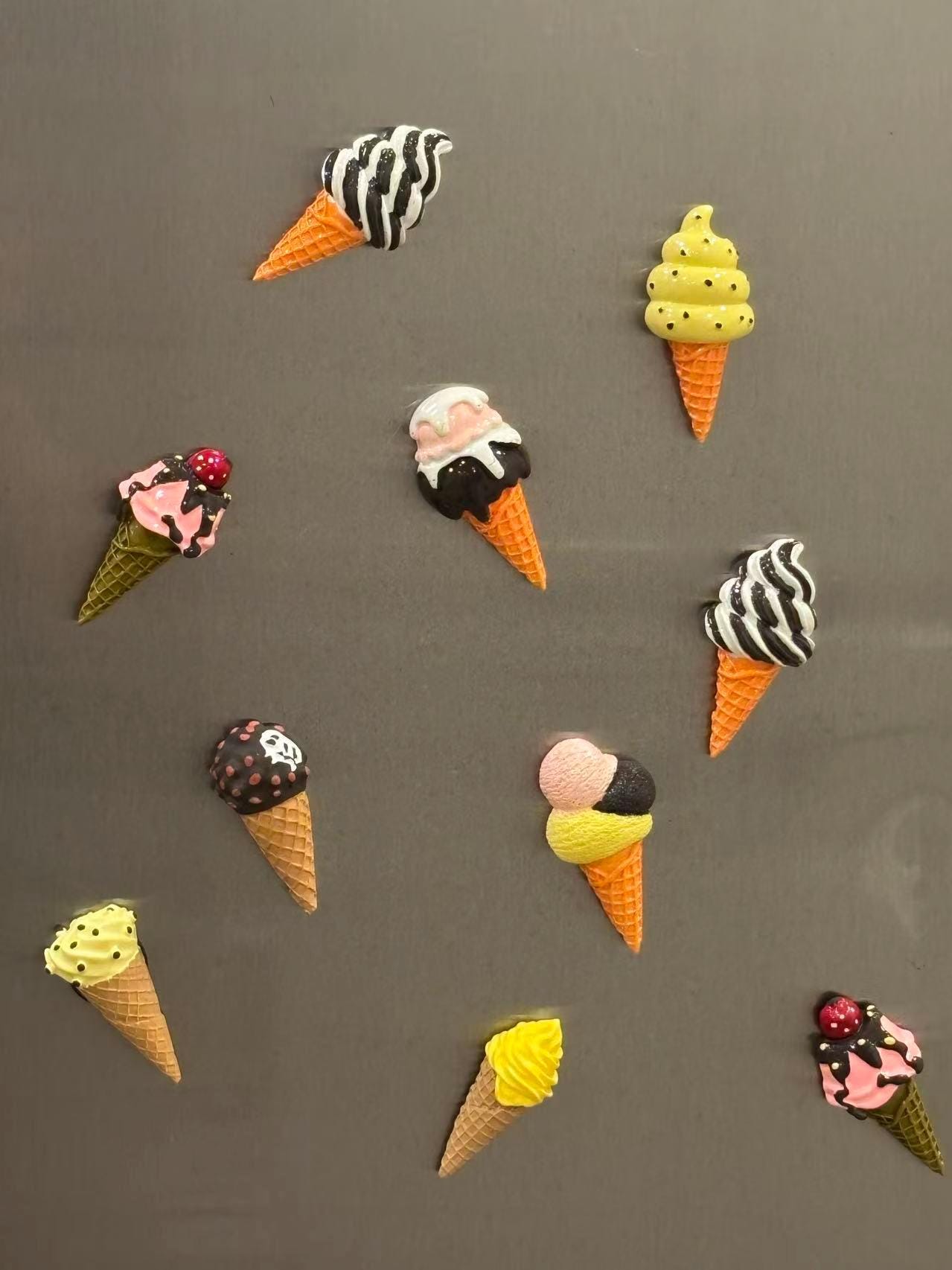 3D Ice Cream Fridge Magnets - Resin Refrigerator Magnets - Etsy