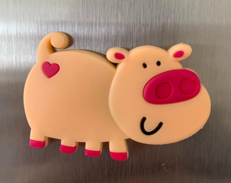 Farm Animal Silicone Fridge Magnets Set – Livestock and Poultry ...