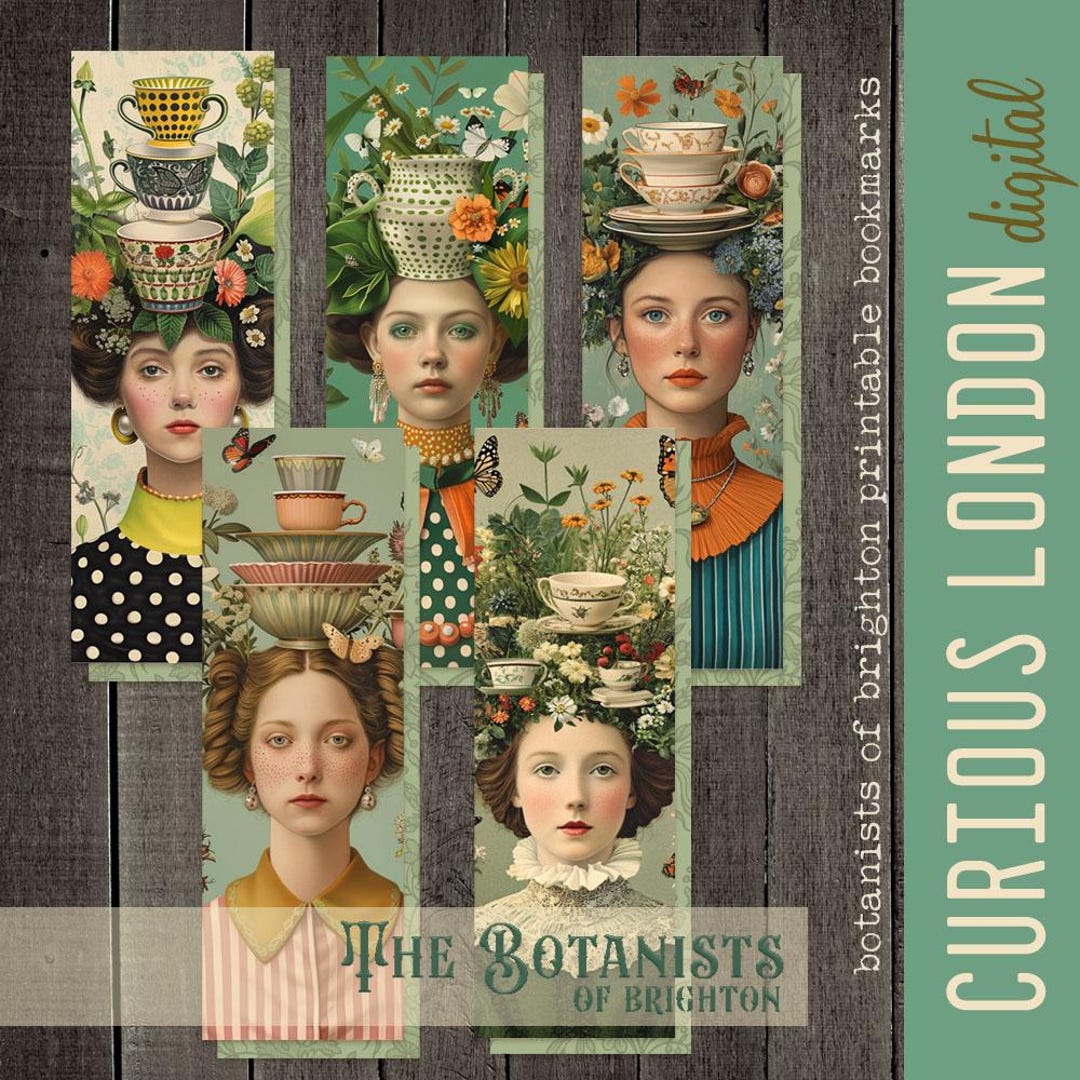Botanical Victorian Bookmarks: Brighton Botanists Ephemera (digital ...