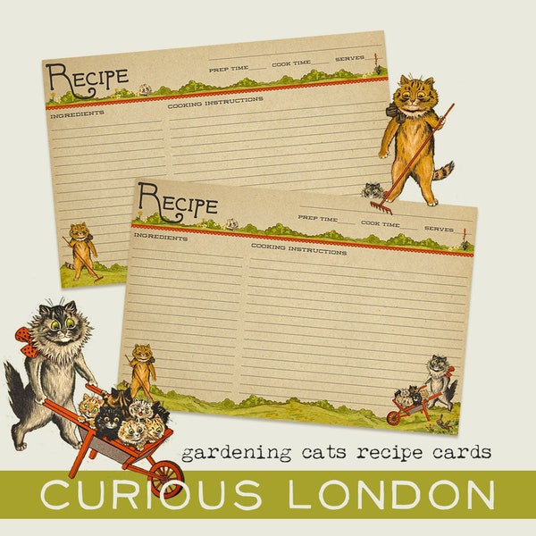 Cute Recipe Cards - Etsy