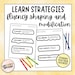 Fluency Strategies Speech Therapy Craft | Stuttering Activity - Etsy
