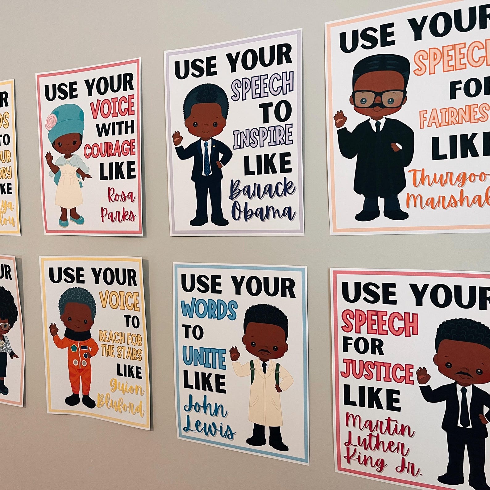 Black History Month Posters for Speech Therapy / Classroom [bulletin ...