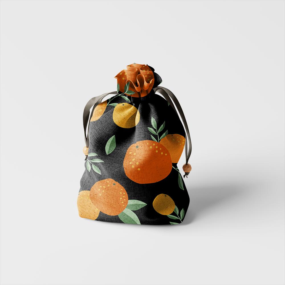 Leaf and Mandarin Digital Pattern for Crafting and Design Projects - Etsy