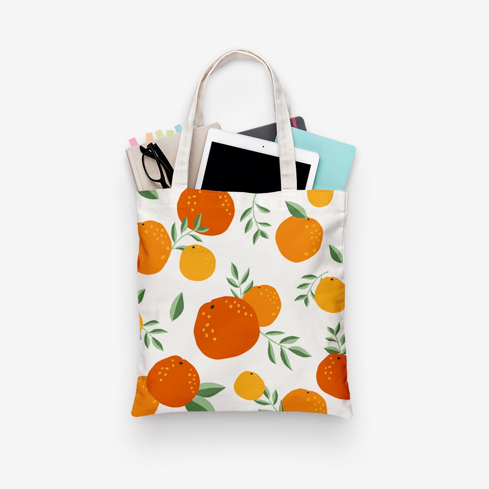 Leaf and Mandarin Digital Pattern for Crafting and Design Projects - Etsy